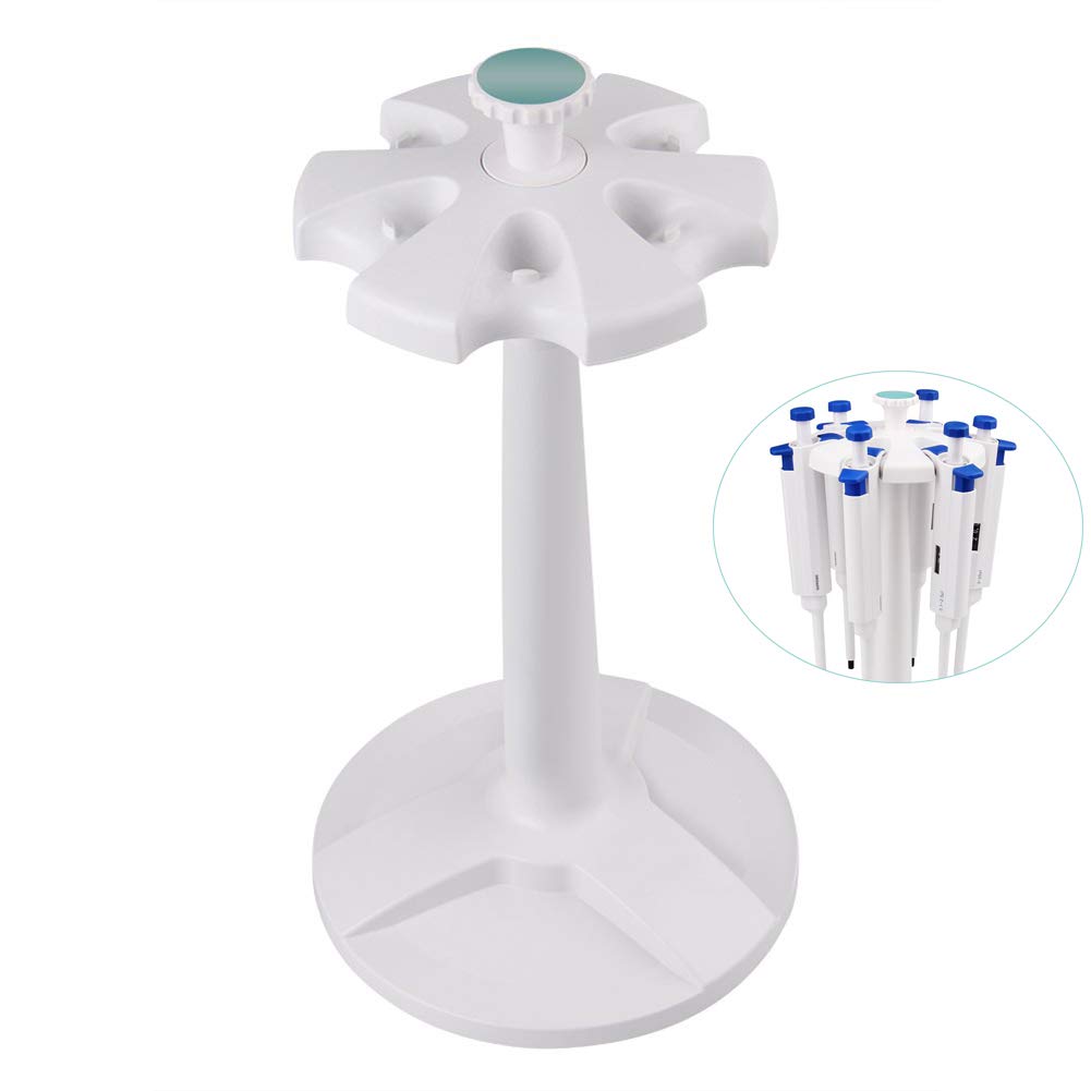 Zzyyzz Laboratory Carousel Pipette Rack Stand Hold 6 Pipettes Single ...