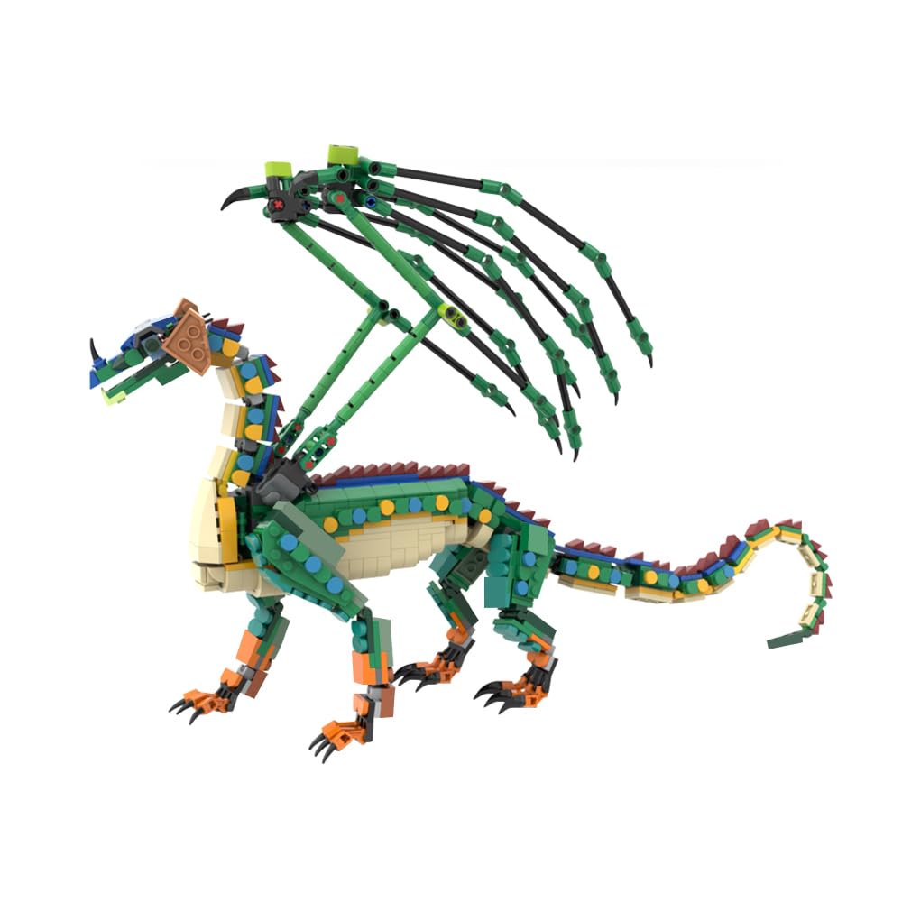 Amazon.com: RainWing Building Block Toys, Fantasy Novel Reptile ...