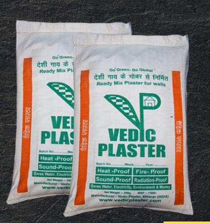 Vedic Plaster, Cow Dung Wall Plaster,10 Kg Plaster in One Bag : Amazon ...