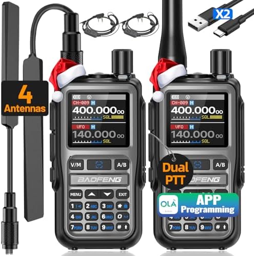 Amazon.com: Baofeng UV-5R Mini Ham Radio Long Range Handheld Two Way ...
