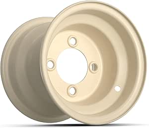 Amazon.com: GTW Ivory Steel Golf Cart Wheel | 8x7 | Centered | 4x101 ...