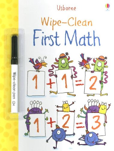 Wipe-Clean First Math (Usborne Wipe-Clean Books): Kimberley Scott ...