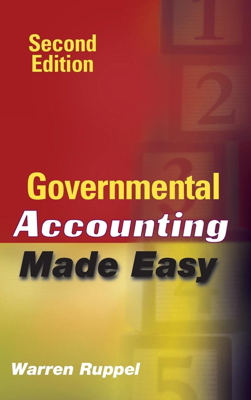 Governmental Accounting Made Easy: Ruppel, Warren: 9780470411506 ...