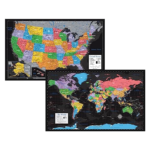 Amazon Best Sellers: Best Wall Maps