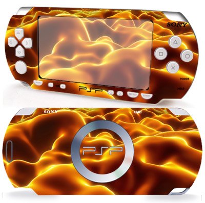Amazon.com: Dark Fire Pspxct Vinyl Decal Skin Sticker for Sony PSP 2000 ...