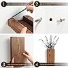 Amazon.com: GRID FORTE Wood Wall Planter Set of 2, Wood Wall Pocket for ...