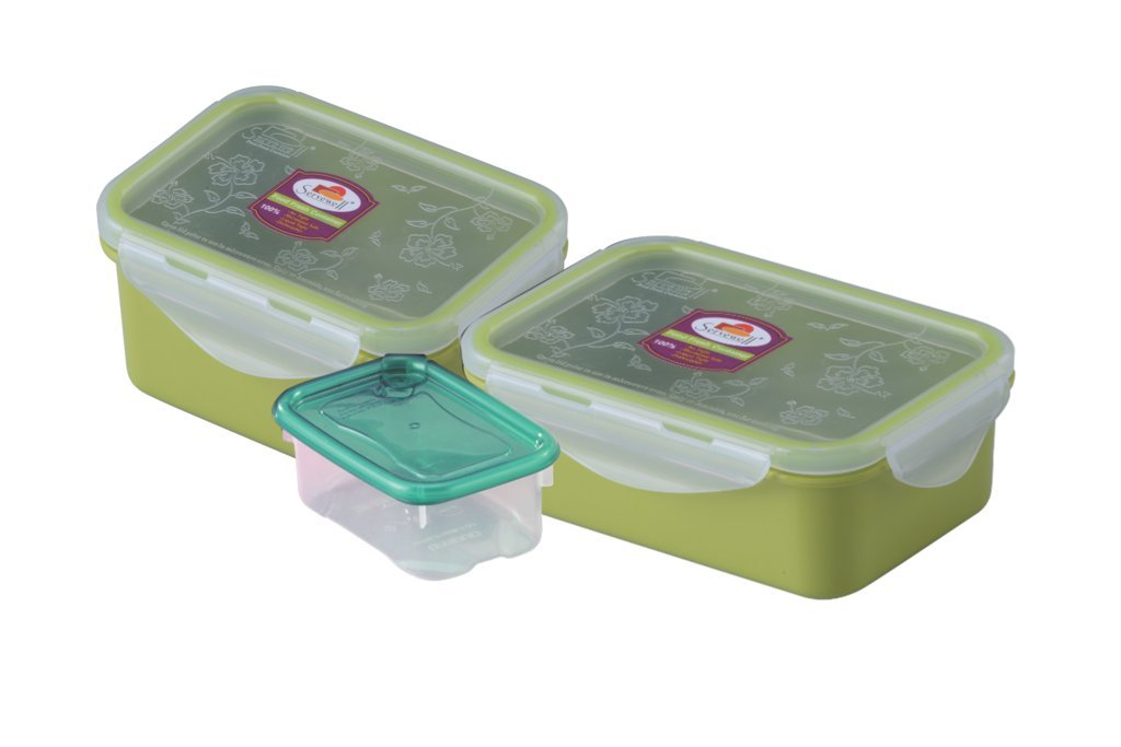 Buy Stylo 2 pc Rect Food Container 950ml - SM 401L w/Lunch Box - Solid ...