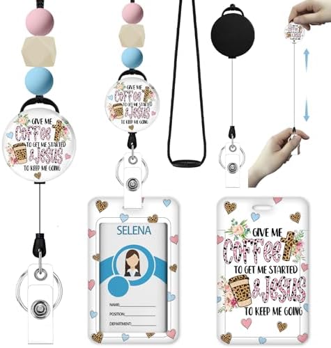 Amazon.com : Icycay Teachers Lanyards for Id Badges, ID Badge Holder ...