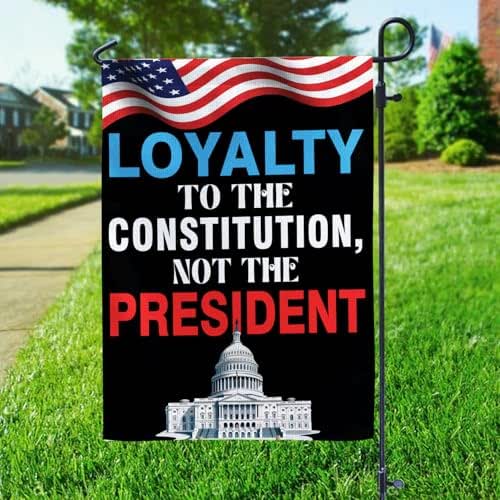 Amazon.com: Loyalty to the Constitution Not the President Flag ...