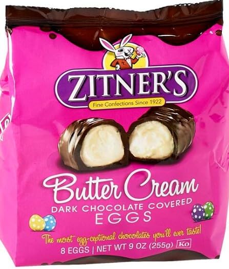 Amazon.com: Zitner’s Butter Butter Cream Chocolate Eggs Bag- 9 Ounces ...