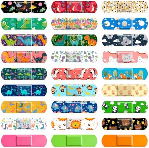 Amazon.com: 330Pcs Kids Cartoon Bandages, 27 Styles Adhesive Cartoon ...