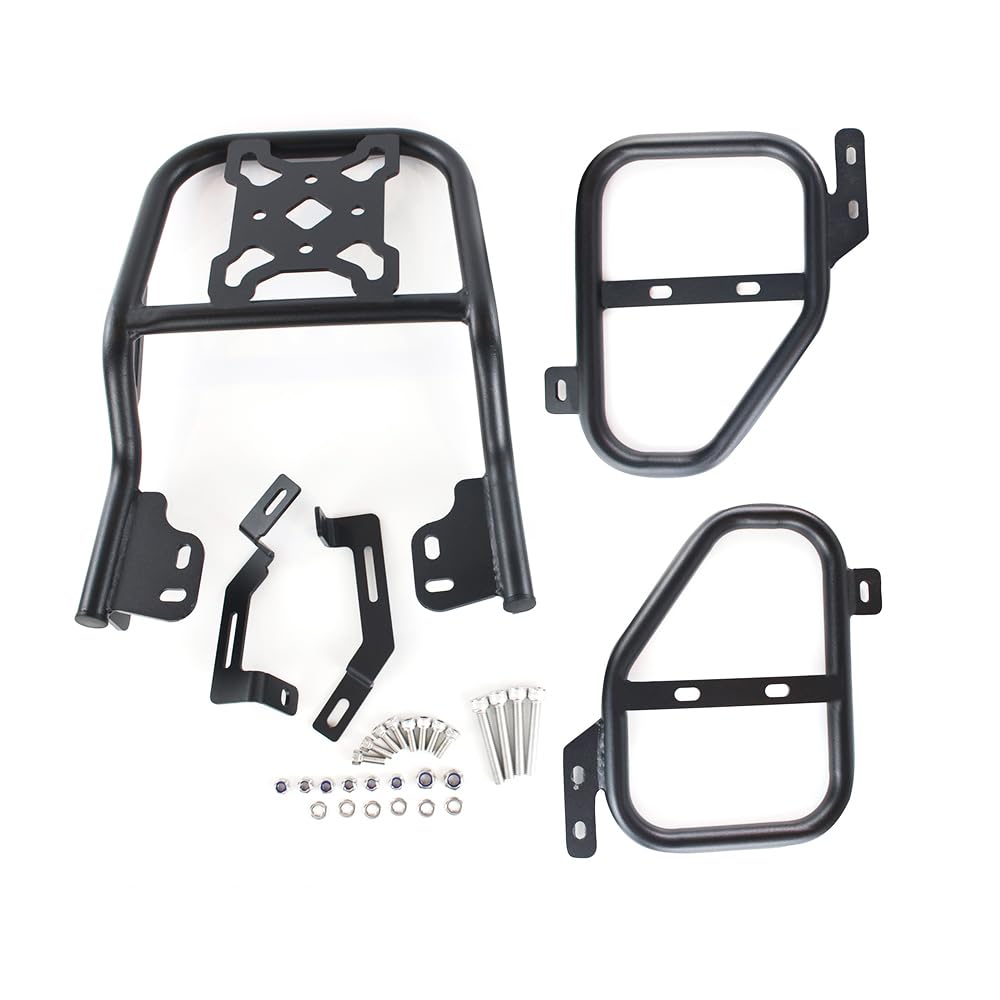 Snapklik.com : REARACE Motorcycle Rear Luggage Rack + Saddlebag Rack ...