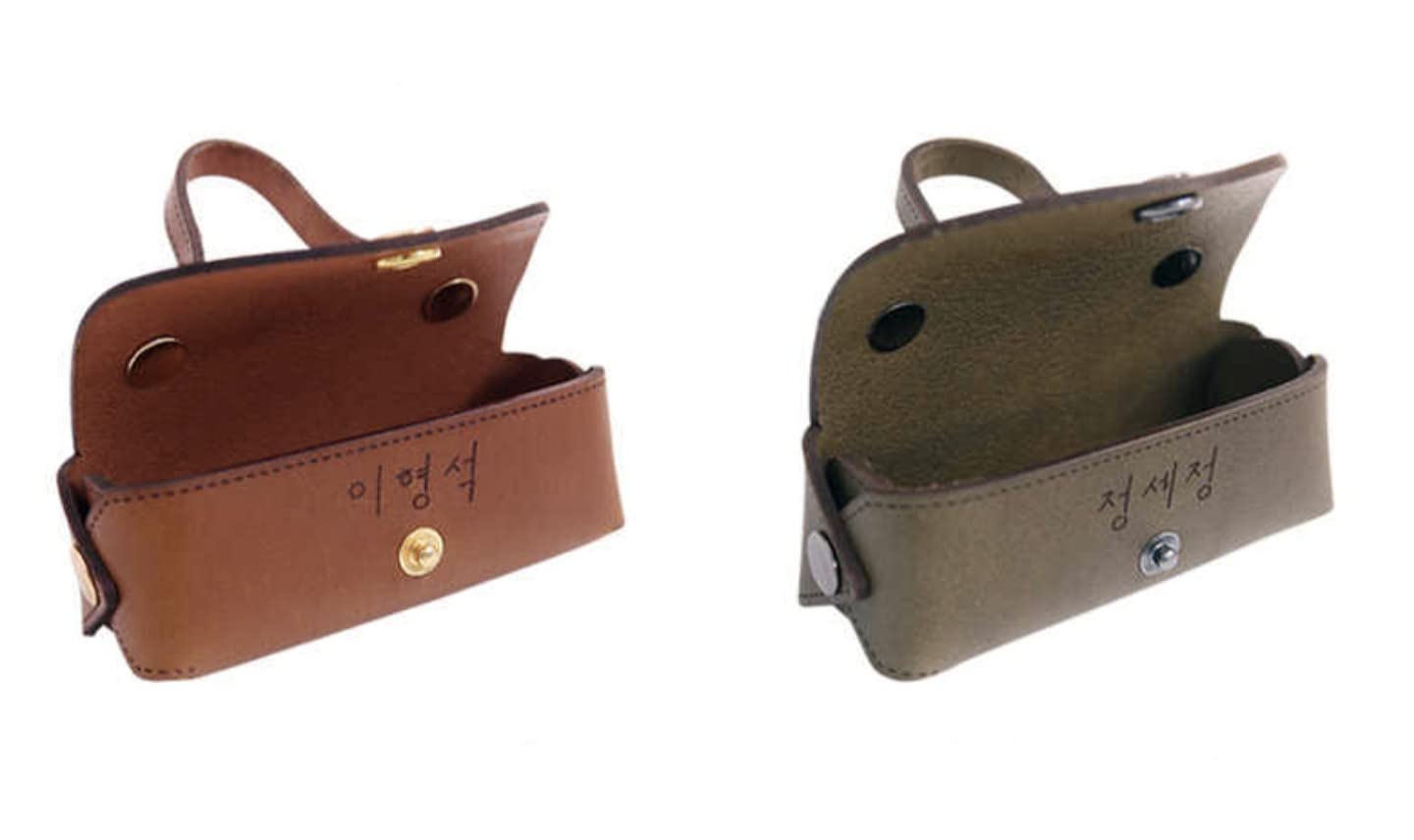 Amazon.com: Custom Leather Case For Korean Name Stamp (Dojang) Seal ...