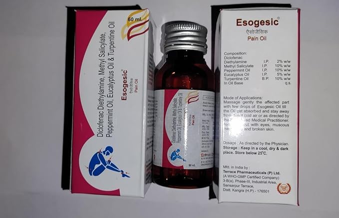 ESOGESIC OIL 60ML BOTTLE(PACK OF 6) : Amazon.in: Health & Personal Care