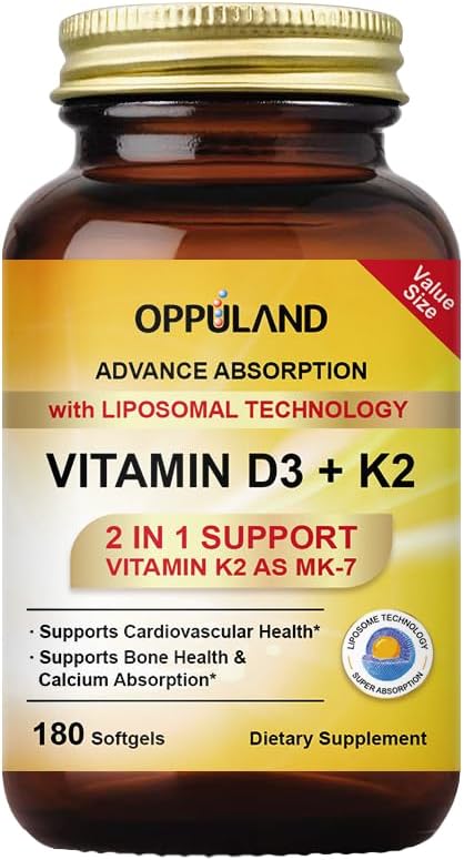 Amazon.com: Vitamin D3 + K2 with LIPOSOMAL Technology - 5000iu of ...