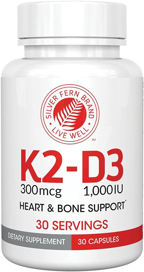 Amazon.com: Silver Fern Vitamin K2-D3 Supplement Brand - Natural, Non ...