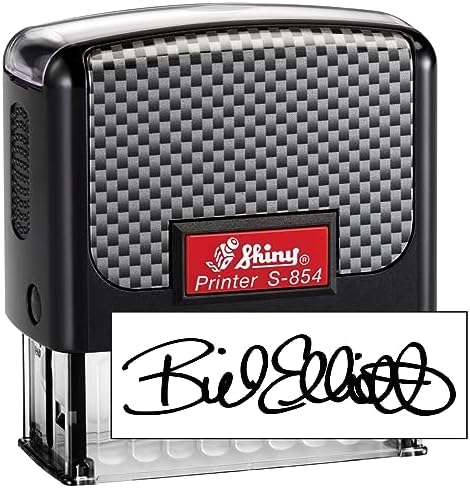 Amazon.com : StampMark Customized Signature/Logo Stamp + 1 line of Text ...