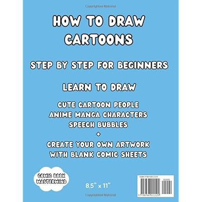 Beginner's Guide to Drawing Cartoons, Comics, Anime and Manga: Blank ...