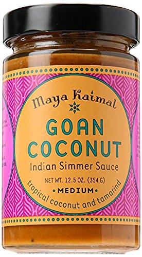 Amazon.com: Maya Kaimal All Natural Indian Simmer Sauce - Goan Coconut ...