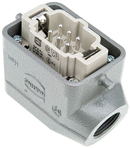 Amazon | HARTING ヘビーデューティ電源コネクタ オス 6極 16A 500V 09330062601 | ICソケット・プラグ ...