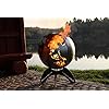 Blazeball, fireball "globe", 60 cm, fire bowl with stand : Amazon.co.uk ...