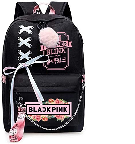 Buy Heartink Blackpink Kpop Theme Fan Art Laptop Bag Casual School ...
