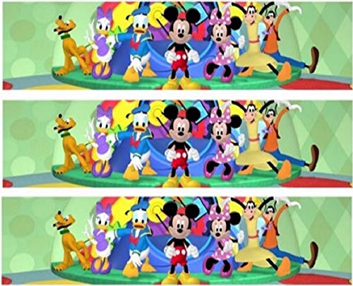 Buy MickeyMouse Clubhouse Designer Strips Edible Cake Border Design ...