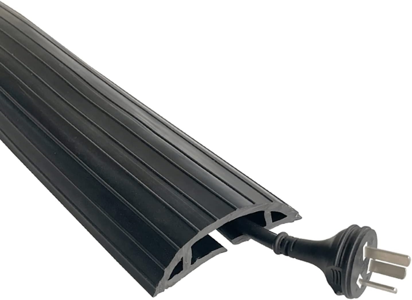 Amazon.com: SRNSAEB Floor Cord Covers for Wires, Flexible Rubber Cable ...