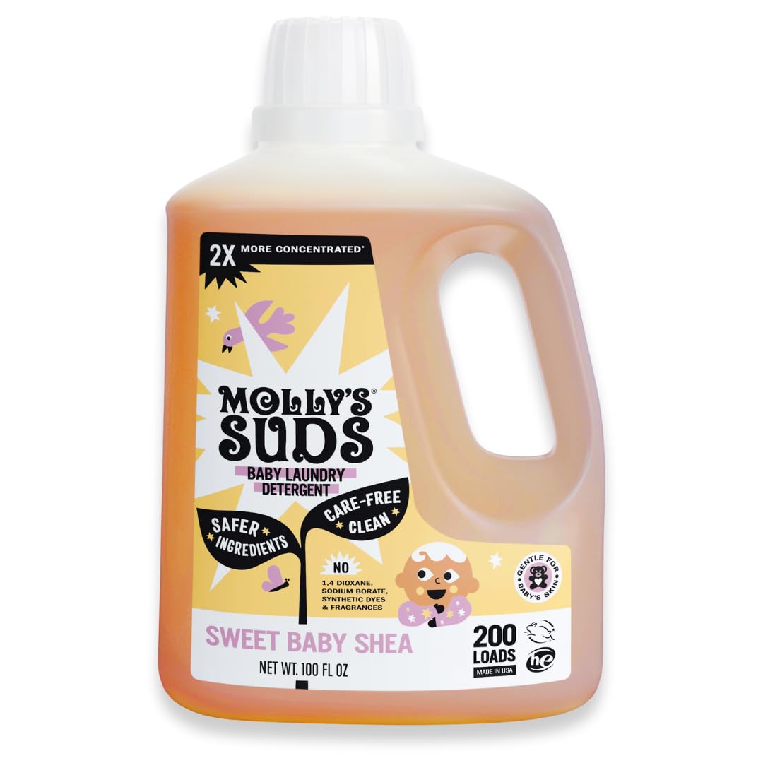 Amazon.com: Molly's Suds Baby Liquid Laundry Detergent | Removes ...