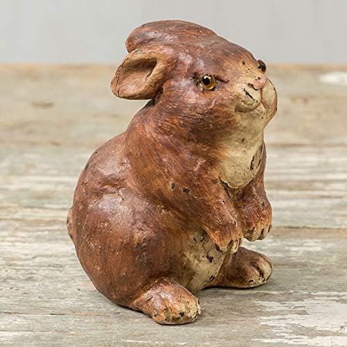 Amazon.com: Ragon House 5" Brown Ears Back Sitting Bunny