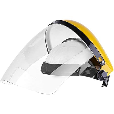 Safety Face Shield, Pc Head Mount Ultraviolet-Proof High Temperature ...