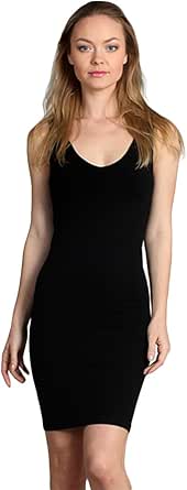 Amazon.com: m. rena Sleeveless V-Neck/Scoop Neck Dress Black : Clothing ...