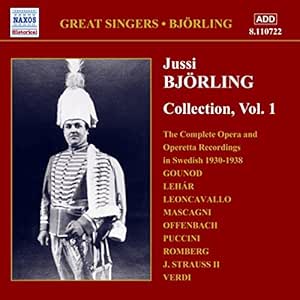 Bjorling Collection /Vol.1: Bjorling Jussi: Amazon.es: CD y vinilos}
