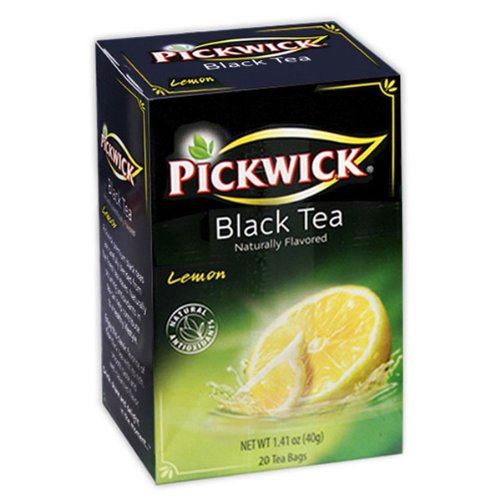 Amazon.com : Pickwick Black Tea - Lemon - 20-Count Tea Bags (Pack of 6 ...
