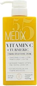 Amazon.co.jp: [Medix 5.5] Vitamin C + Turmeric Firming + Brightening Cream, 15.5 fl oz (444 ml ...