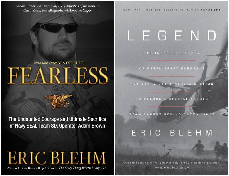Eric Blehm Bestselling 2 Books - Fearless & Legend: Eric Blehm: Amazon ...