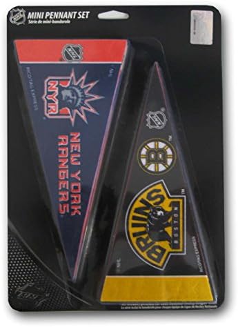 Amazon.com: Rico Industries NHL Hockey Complete 4" x 9" Felt Mini Pennant League Set (Includes ...