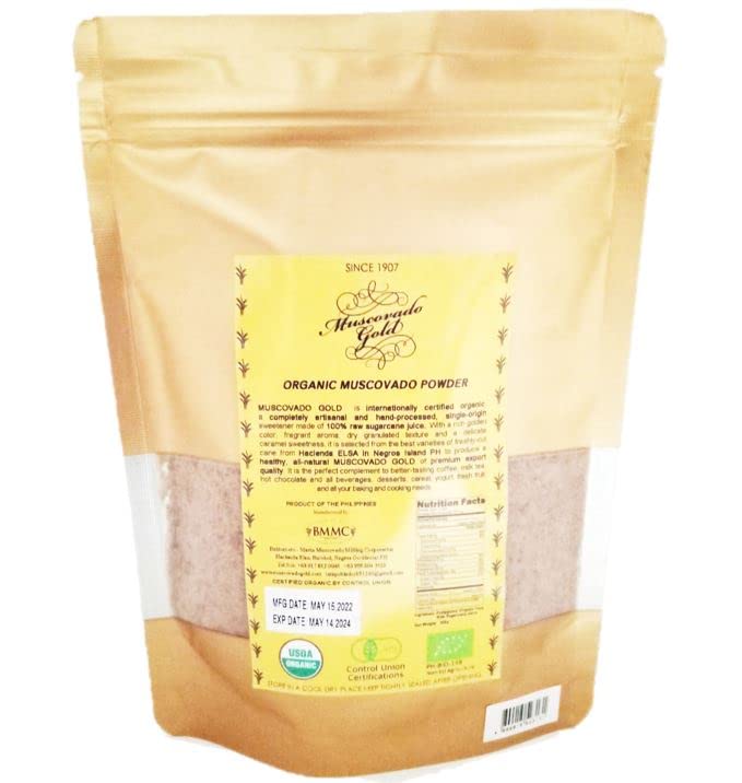 Amazon.com : Muscovado Gold - Filipino Organic Muscovado Sugar Powder ...