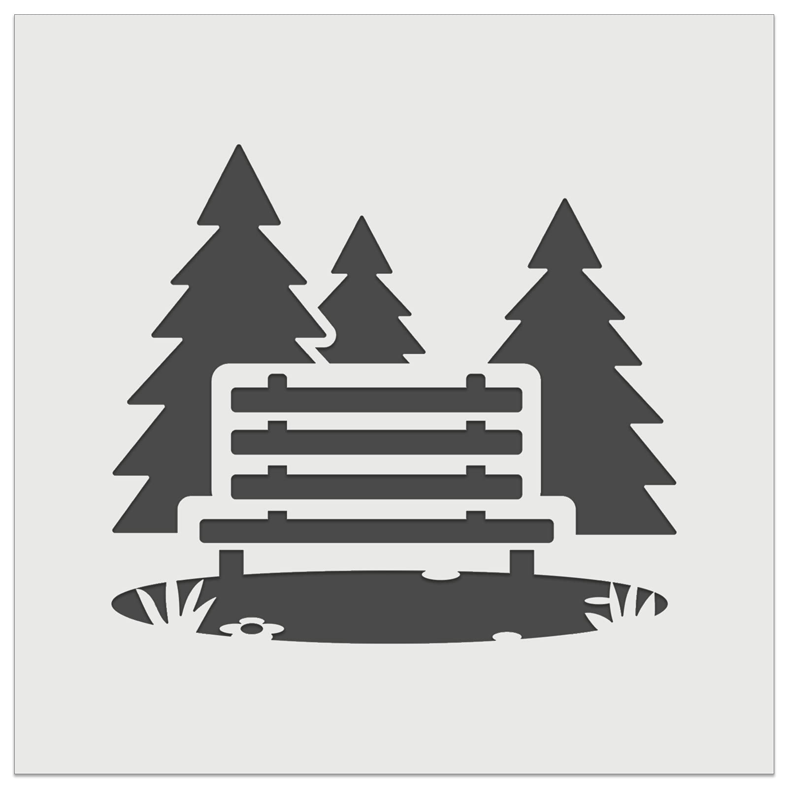 Park Trees Clipart White And Black