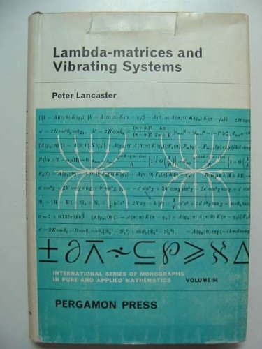 LAMBDA-MATRICES AND VIBRATING SYSTEMS - | Amazon.com.au | Books