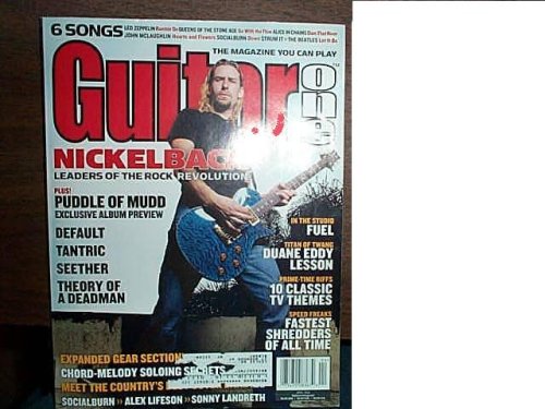 GUITAR ONE Magazine April 2003 NICKELBACK cover, Puddle Of Mudd: Troy ...