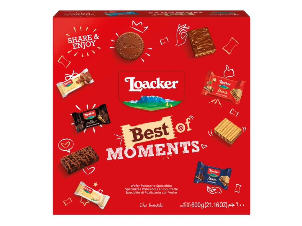 Loacker Best of Moments Wafer Variety Pack 600g : Amazon.co.uk: Grocery