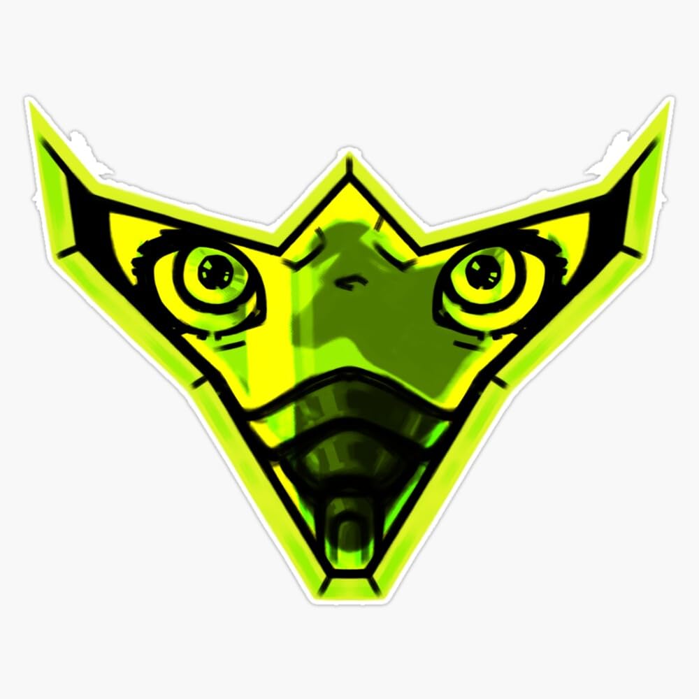 Amazon.com - Metroid Dread Visor Sticker Bumper Sticker Vinyl Decal 5"