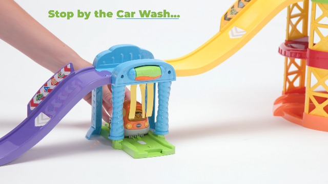 Snapklik.com : VTech Go Go Smart Wheels Spinning Spiral Tower Playset