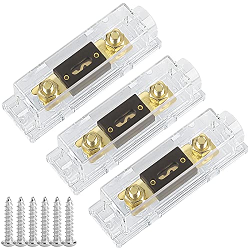 Snapklik.com : Hamolar 3 Pack 50 AMP ANL Fuse Holder Block 0/2/4/8 ...