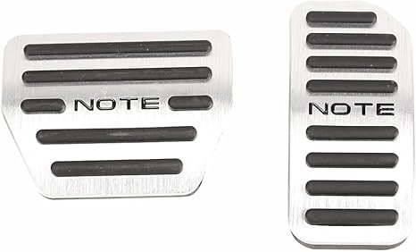 Amazon | XIKER 日産 ノート E12系 専用設計 改良後アルミ ペダルカバー 取り付け簡単 ブレーキペダル 穴あけは不要 アクセルペダル 被せるカバー 滑り止め 防キズ 防汚れ ...