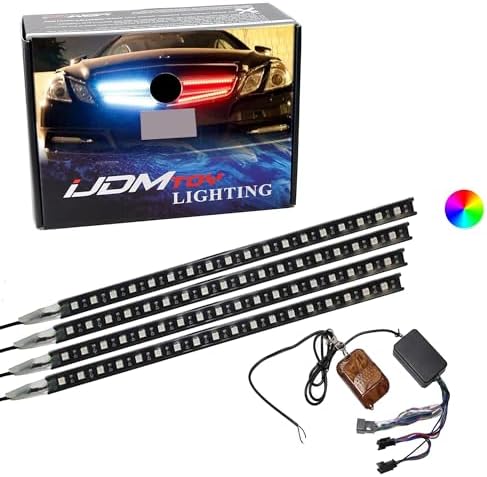 Amazon.com: iJDMTOY 20 inches 48-LED RGB LED Knight Rider Scanner ...