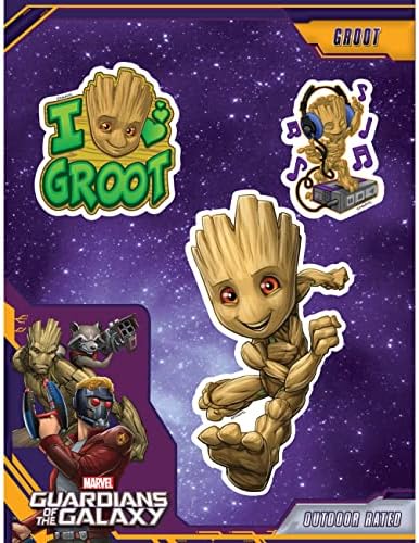 Amazon.com - Marvel Guardians of The Galaxy Groot Decals - Set of 3 ...