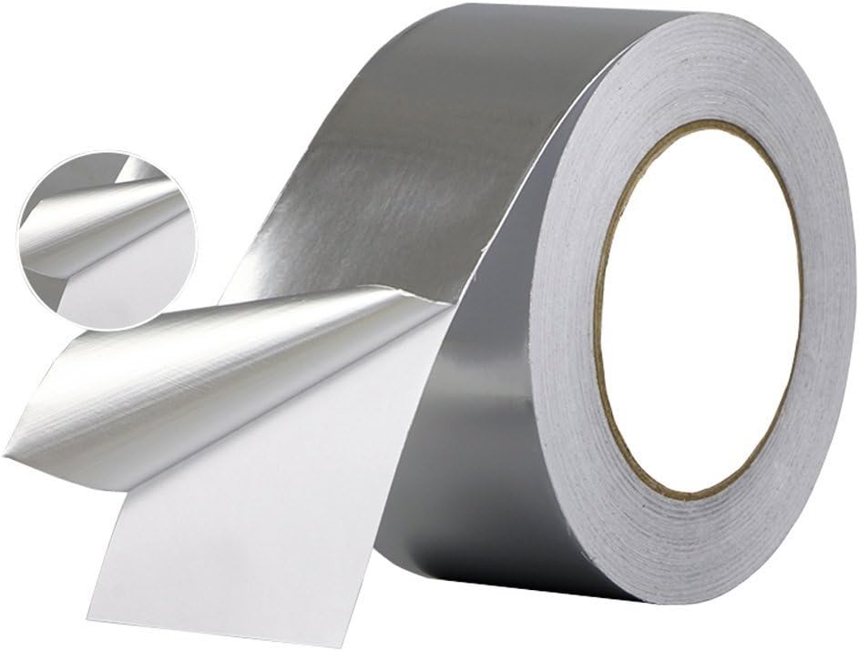 True-Ally ALUMINIUM FOIL SELF ADHESIVE TAPE 72mm / 3 inch X 20 Mtr pack ...