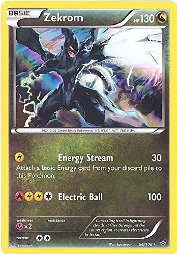 Pokemon Zekrom Ex Card